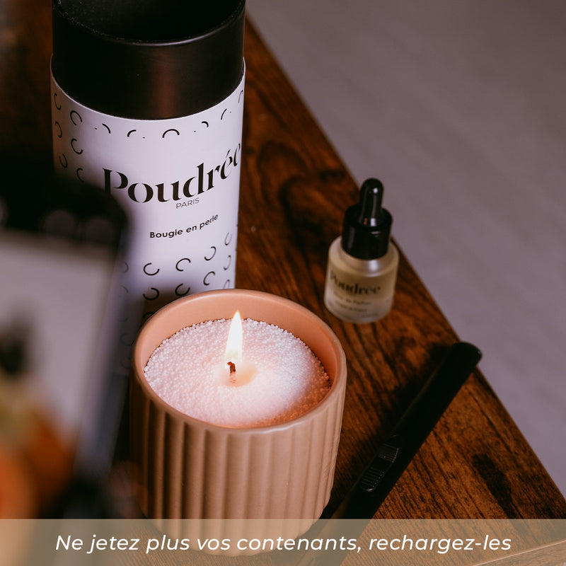 Poudrée Paris – Bougies en perles de cire | Made in France